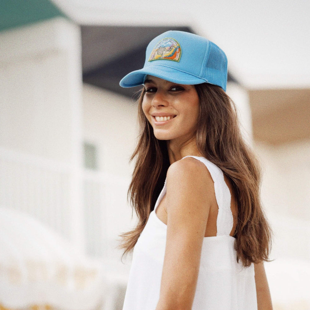 Not All Those Who Wander Trucker Hat – Freya